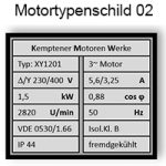 Motortypenschilder – Schülerunterlagen