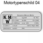 Motortypenschilder – Schülerunterlagen